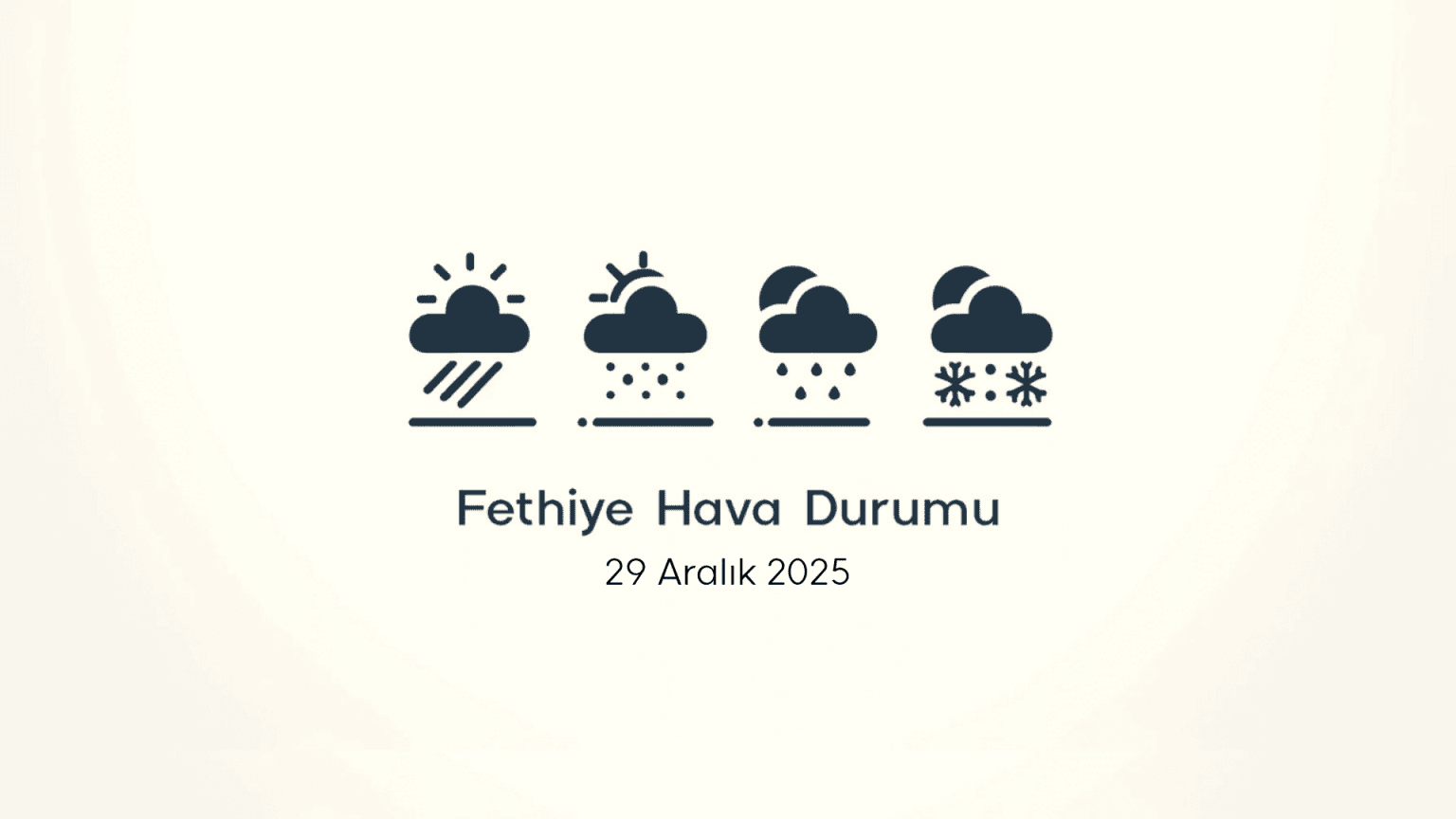 Fethiye hava durumu 29 Aralık 2025